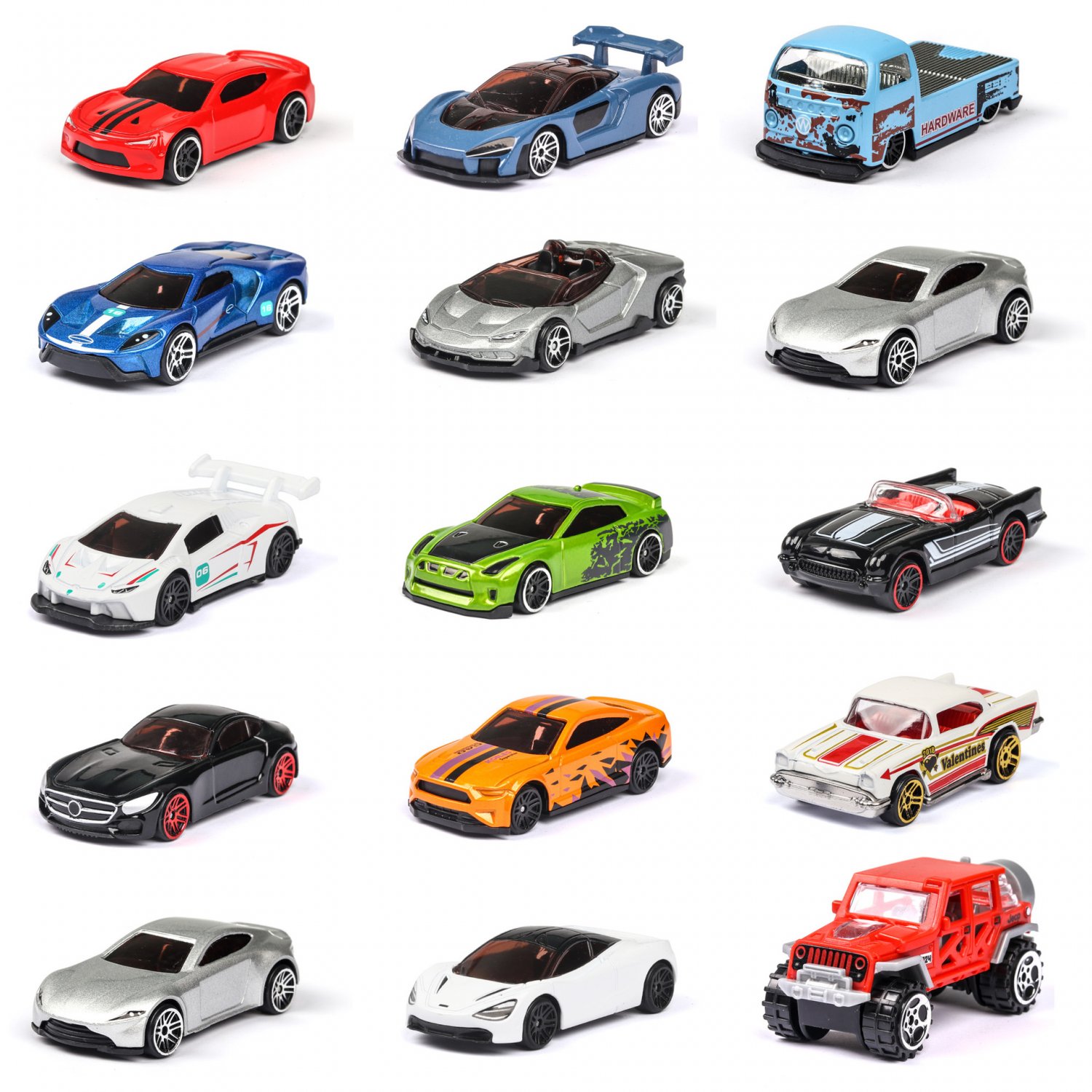 5PCS 1:64 Simulated Children Toy Multi-Style Alloy Mini Car Model A