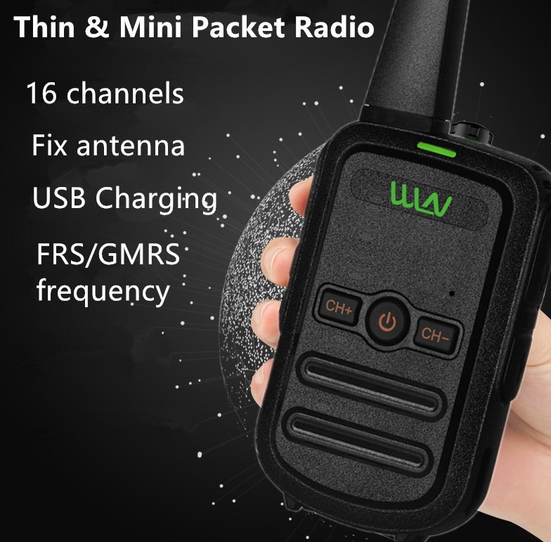 Interphone Dual Band Handheld Two-Way Ham Radio Communicator HF Transceiver