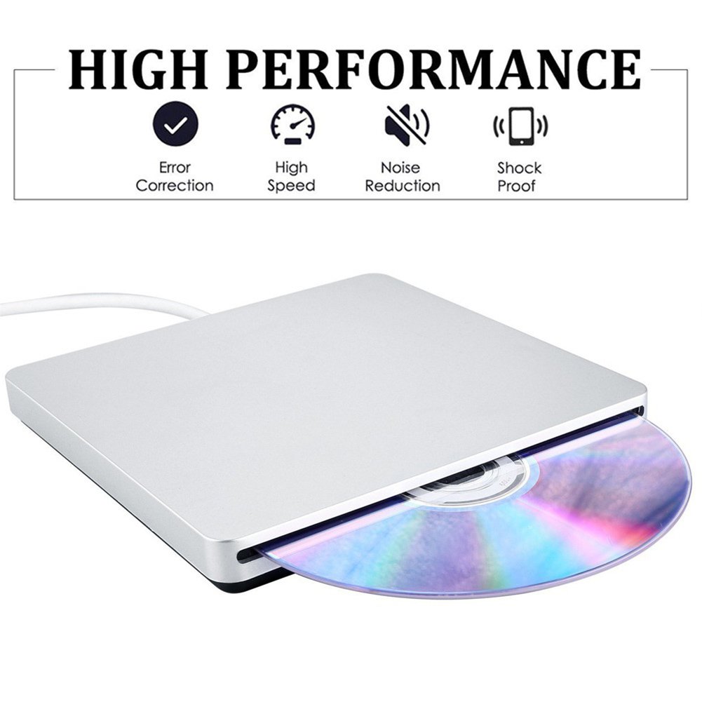 USB3.0 + Type-C External Slot-Loading DVD Drive for Desktops or Laptops ...
