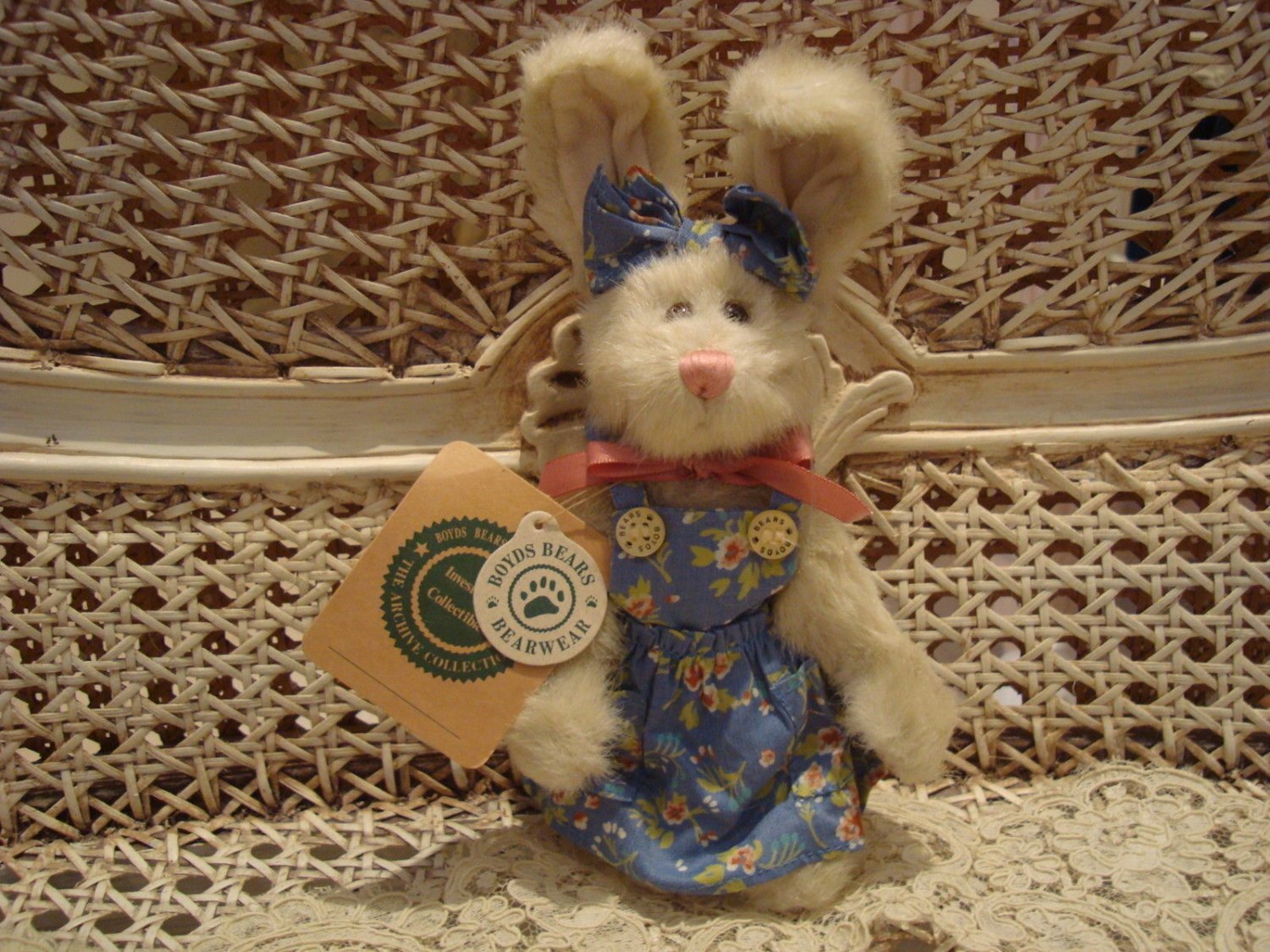 BOYDS COUSIN ROSE ANJANETTE 6" BUNNY EASTER **NEW STORE STOCK***