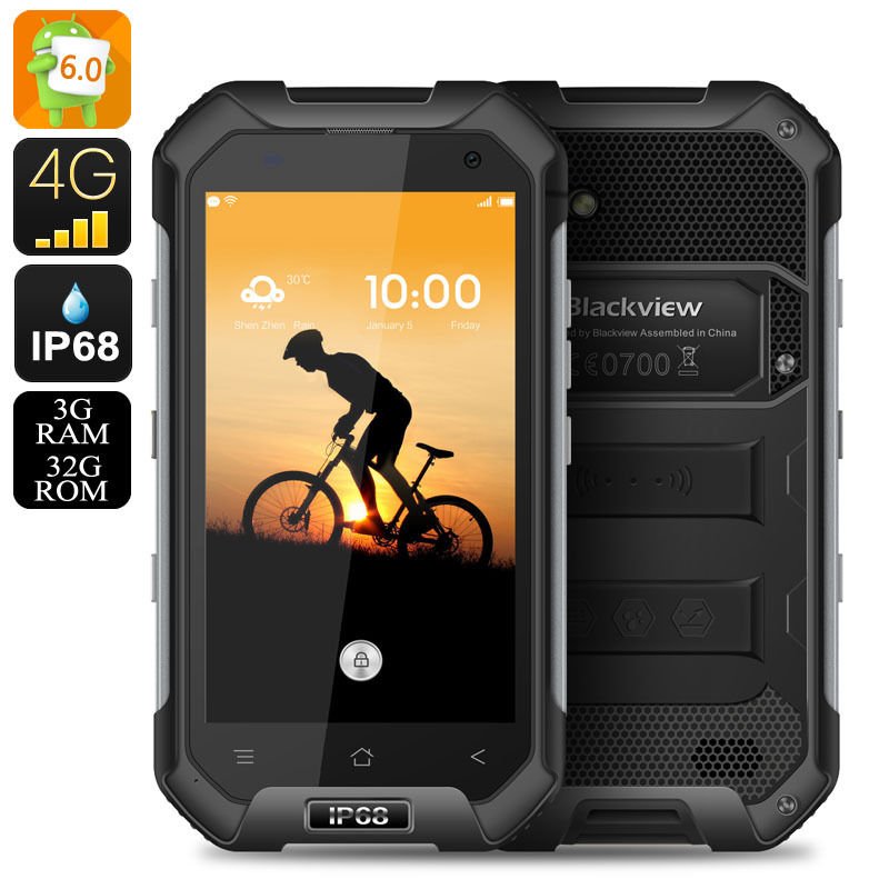 Blackview BV6000 Android 6.0 Smartphone - 4G Dual SIM, 2Ghz Octa Core CPU