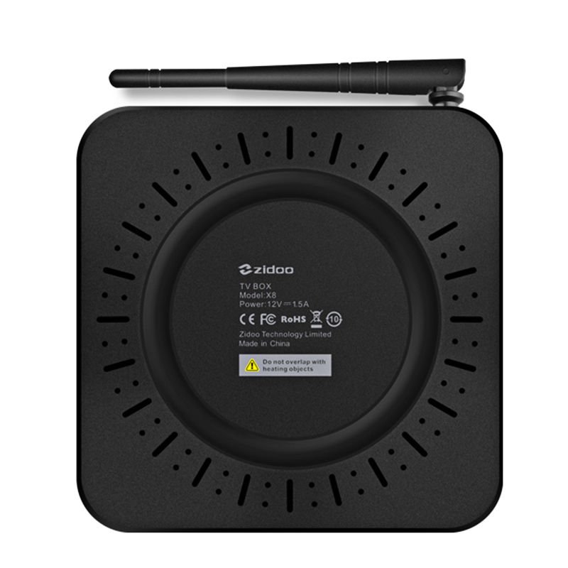 Zidoo X8 TV Box - Android 6.0, HDMI 2.0, Realtek RTD1295, 2GB RAM, HDMI In PVR
