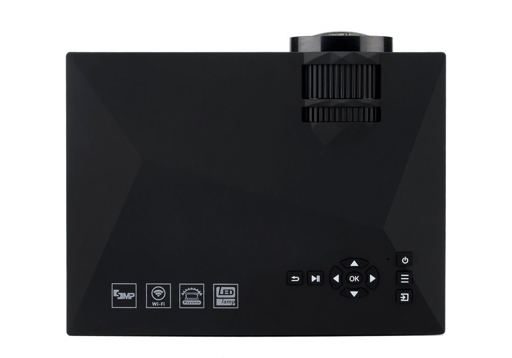 UNIC UC46 Portable Projector - LCD + LED, 800x480, 1200 Lumens ...