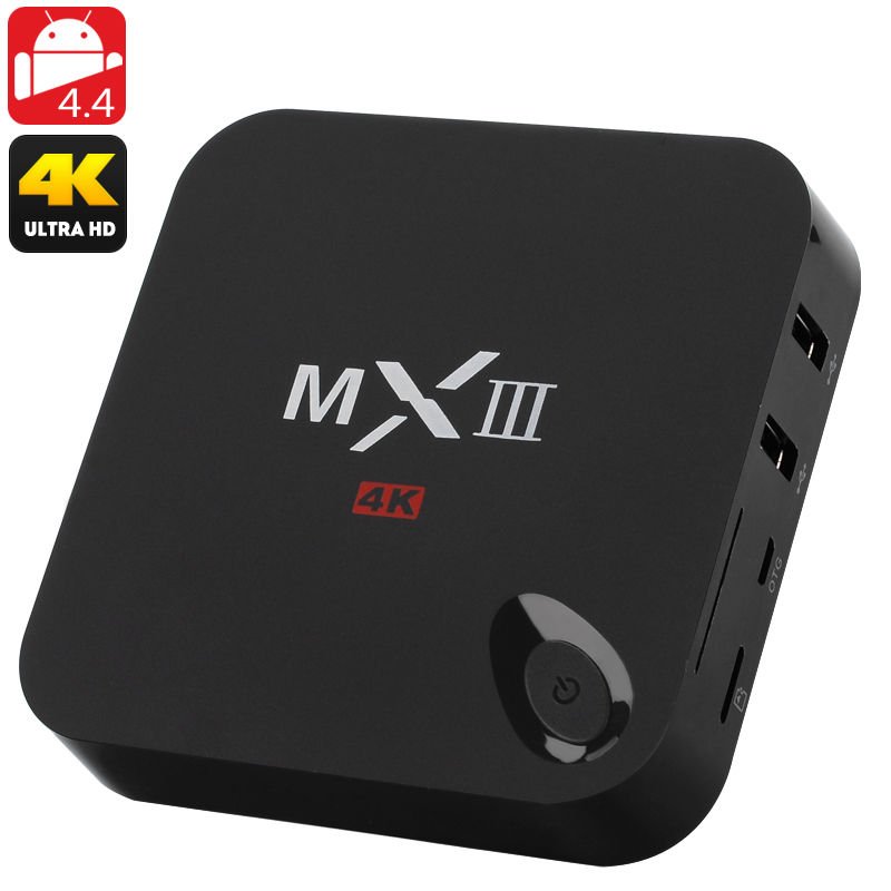 MX3 4K Android TV Box - Quad Core Amlogic S802 CPU, Mali 450 Octa Core GPU