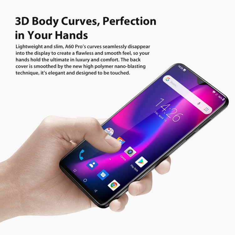 Blackview A60 Pro, 3GB+16GB (Gradient Blue)