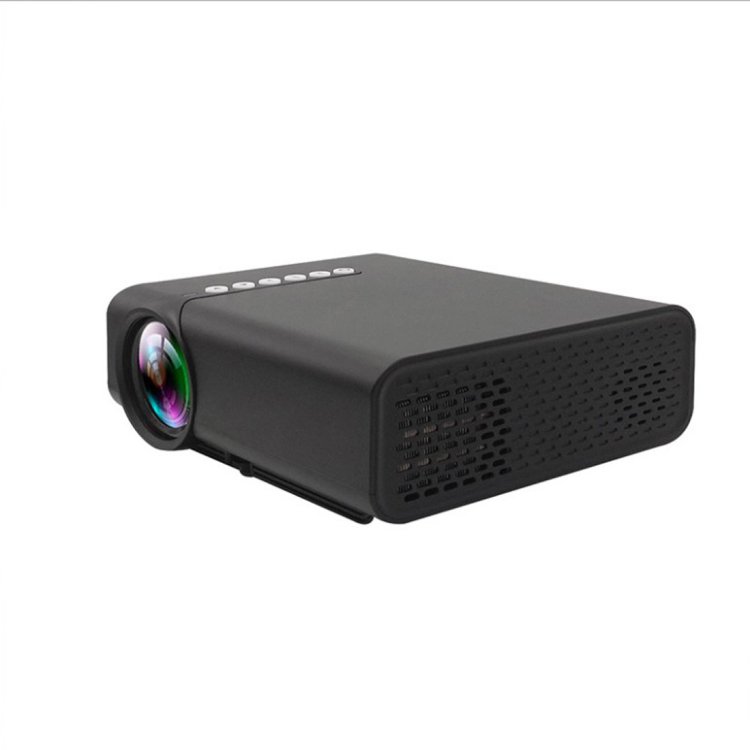 YG520 1800 Lumens HD LCD Projector,Built in Speaker,Can Read U disk ...