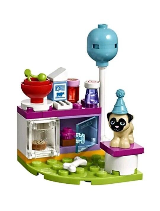 LEGO Friends 41112 Party Cakes featuring Toffee the Pug
