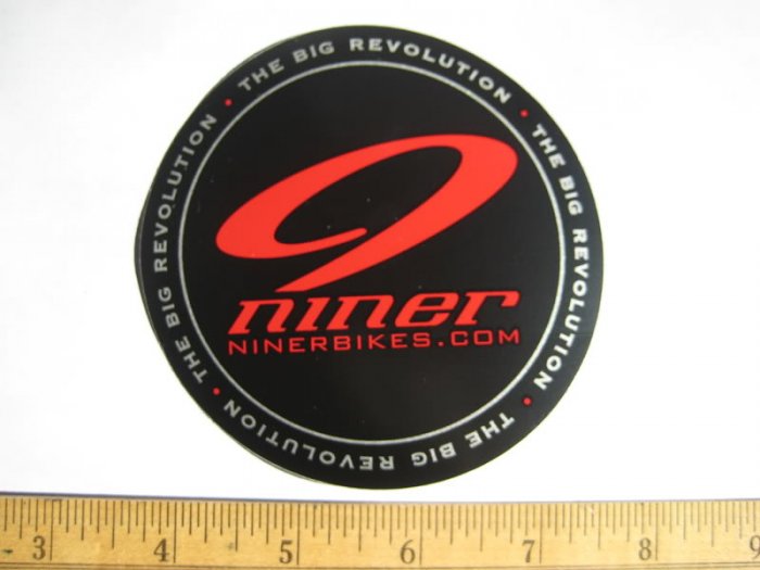 NINER 29 9'er Mountain BIKE BICYCLE FRAME STICKER DECAL