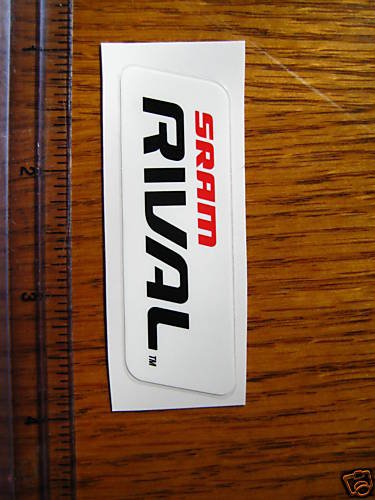 RIVAL Sram Mountain Bike Bikes ROAD Shox STICKER DECAL