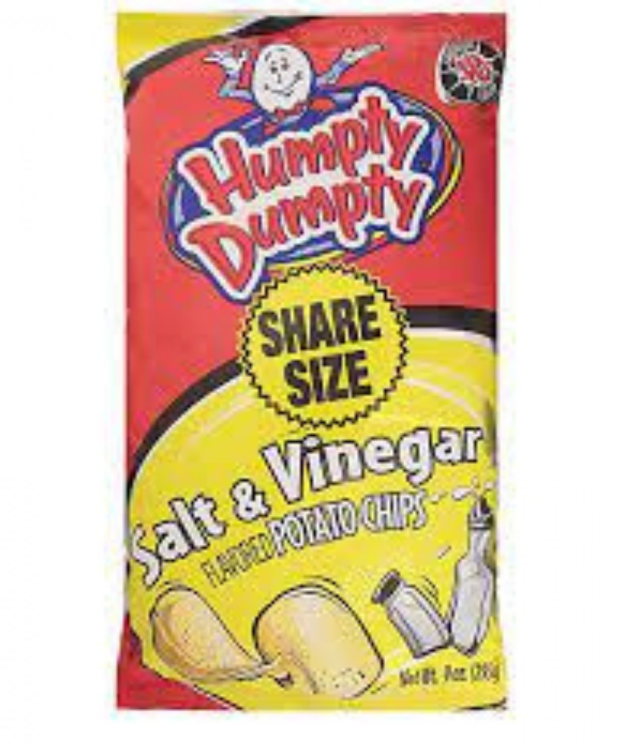 'HUMPTY DUMPTY POTATO CHIPS, SALT & VINEGAR FLAVORED, SHARE SIZE 8 OZ ...