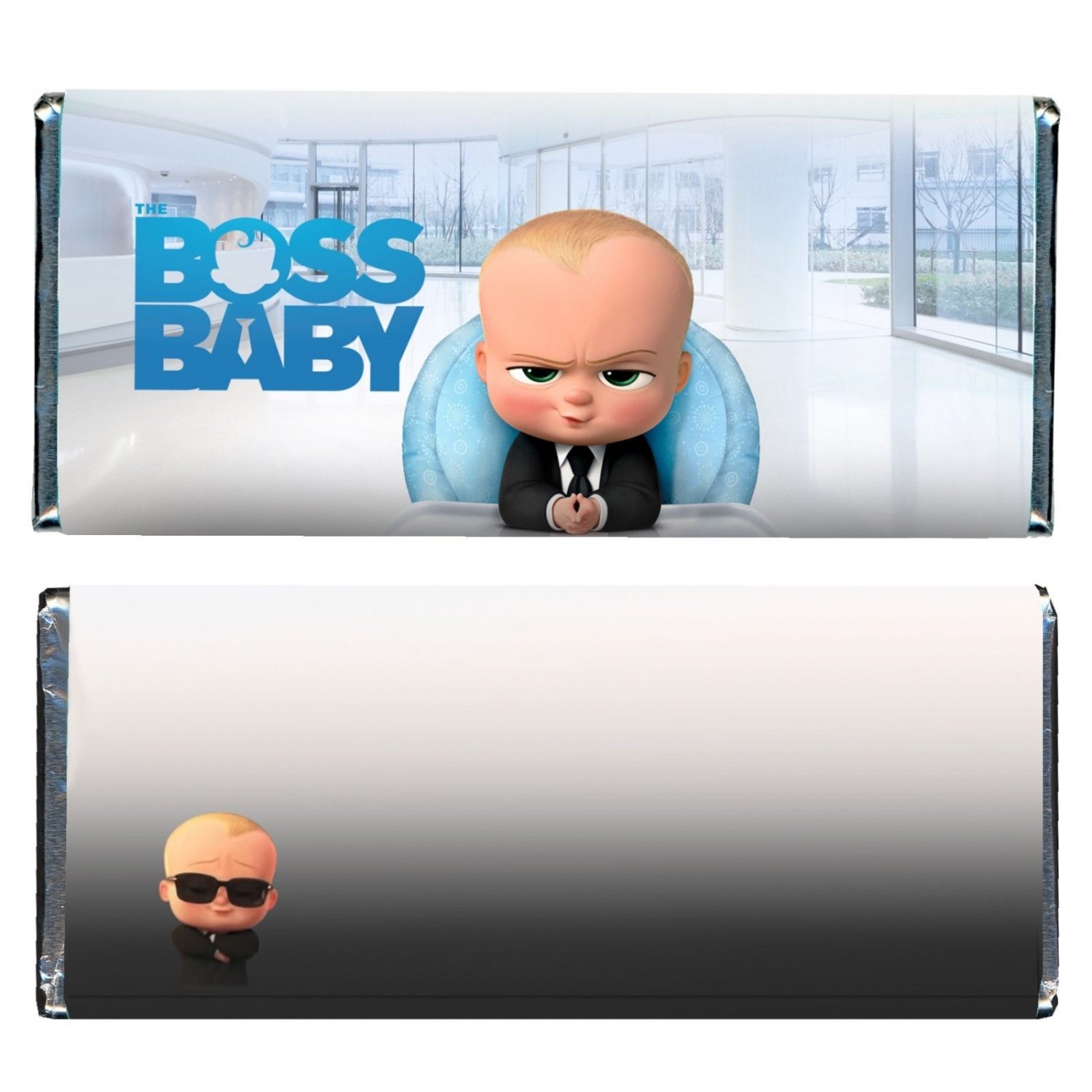 12 The Boss Baby Hershey Candy Bar Wrappers Personalized Glossy Paper