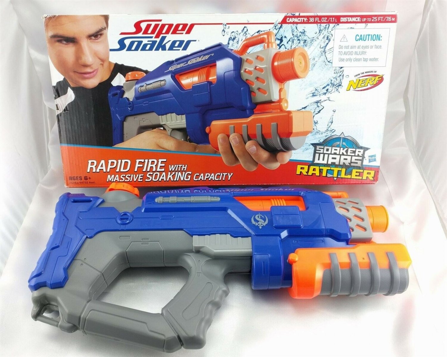 Hasbro Super Soaker RATTLER Water Blaster Pump Action Brand New in ...