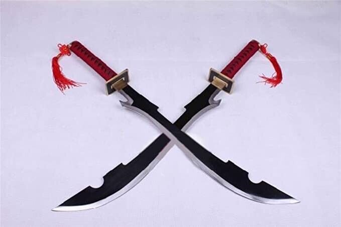 Japanese Scimitar Anime Kyouraku Shunsui Twin Sword Set