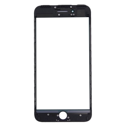iPhone 7 Plus Front Screen Outer Glass Lens with Front LCD Screen Bezel ...