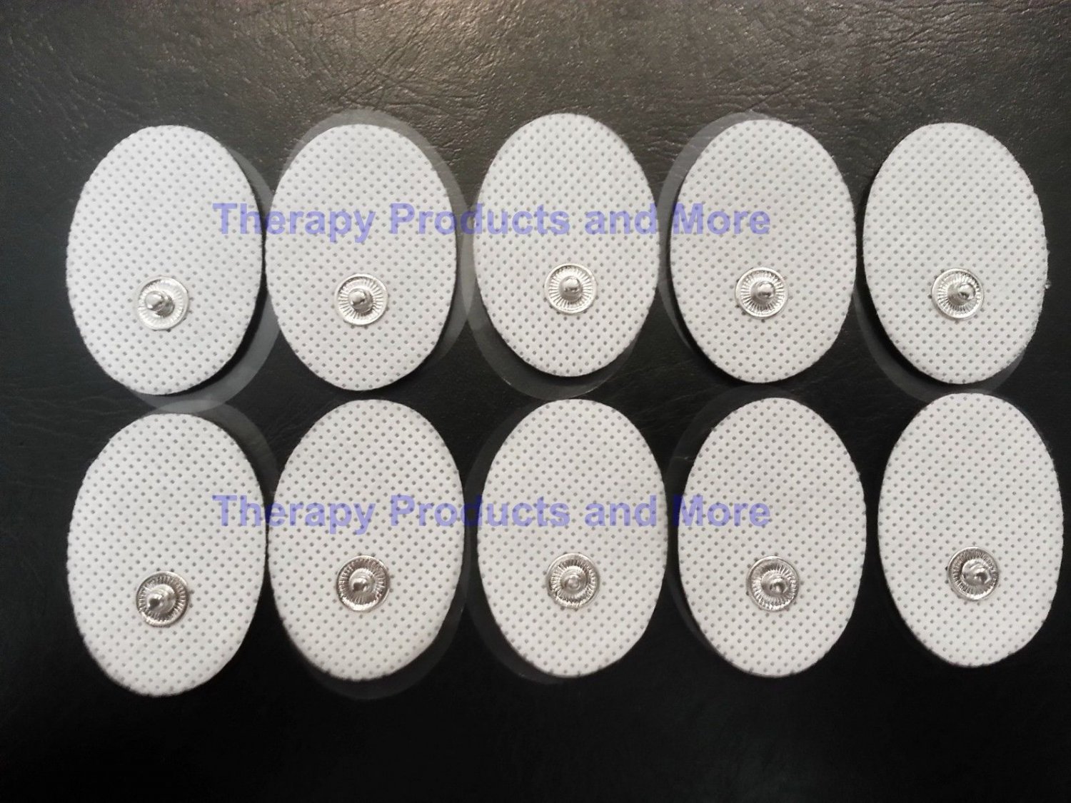 Small Massage Pads / Electrodes OVAL (10) for PINOOK DIGITAL MASSAGER ...