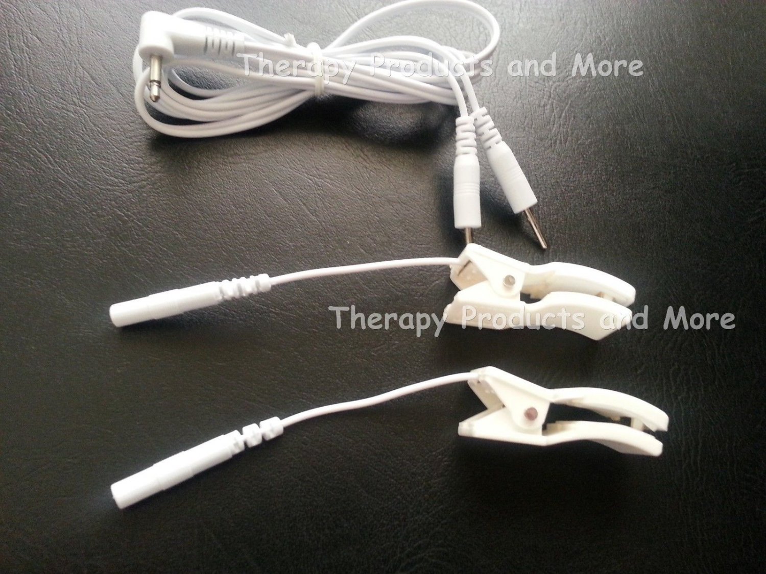 INTERCHANGEABLE ELECTRODES/LEAD CABLE~2 EAR CLIP ELECTRODES + 2.5mm ...