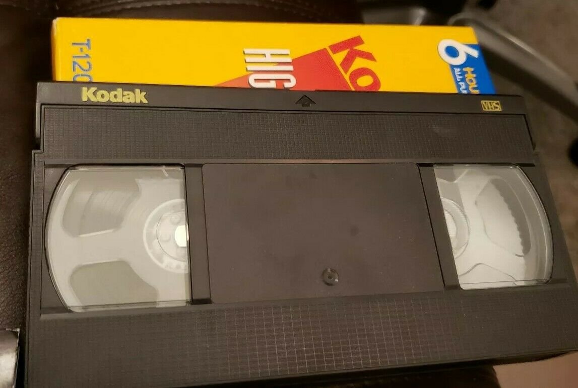 Sony And Kodak VHS Tapes sold as blank