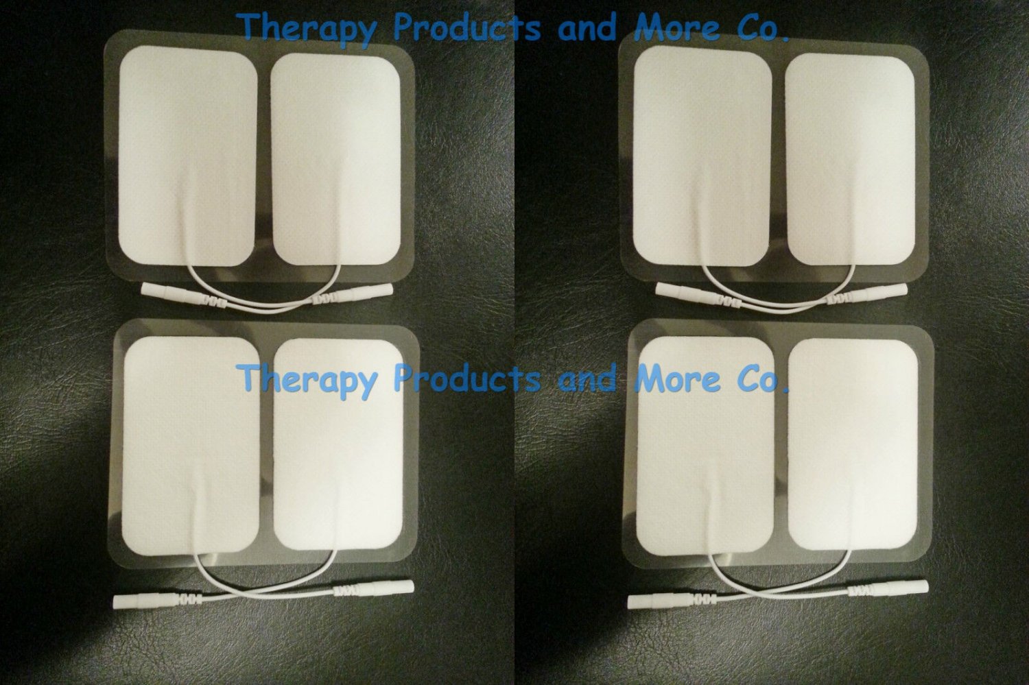 32 RE-USABLE WIRED PADS, FOR TENS 7000, 2"X 3" WHITE, PREMIUM MULTi ...