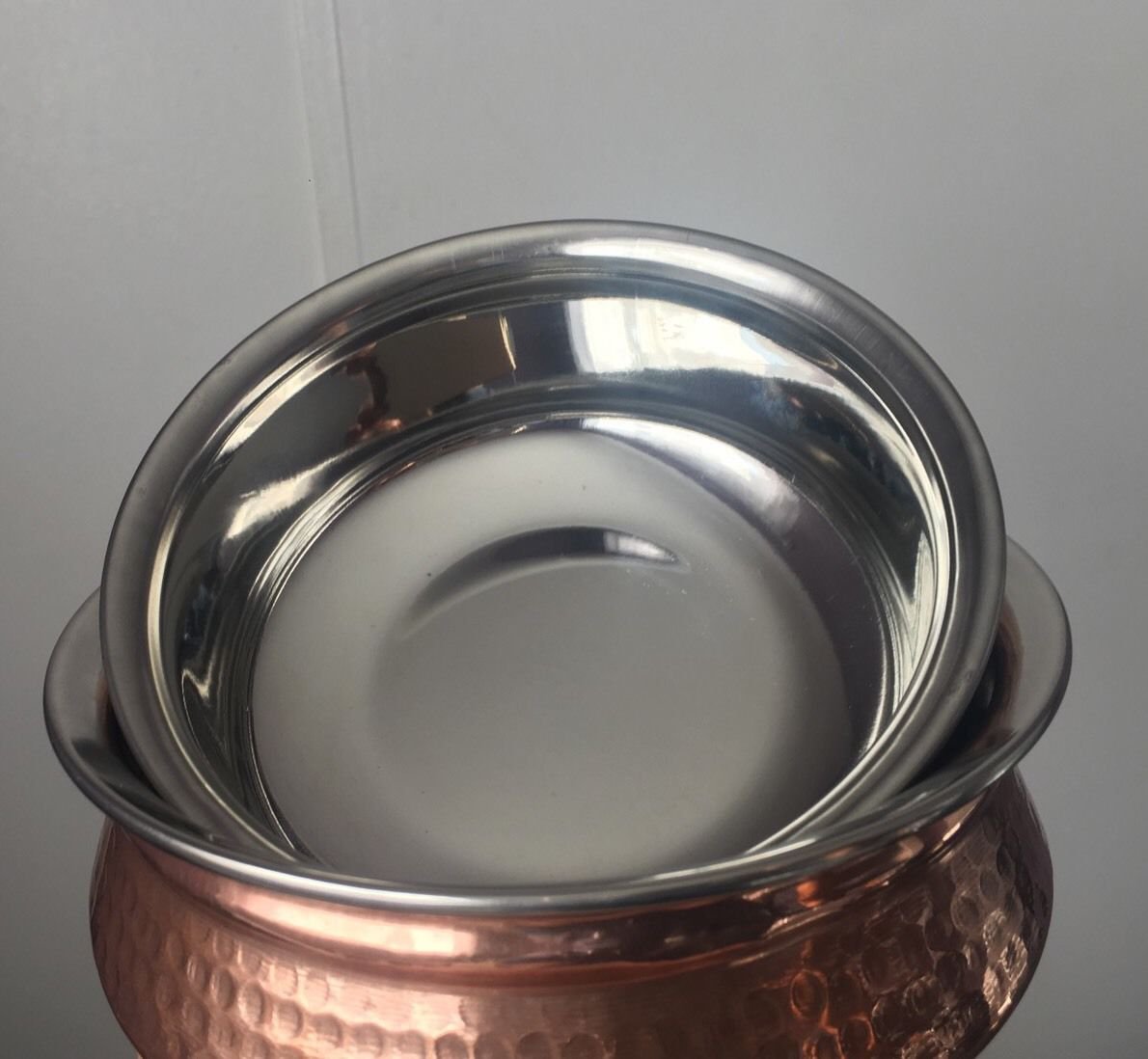 Copper Serving Bowl Hammered, Stainless Steel Serving Dishes Appetizers ...