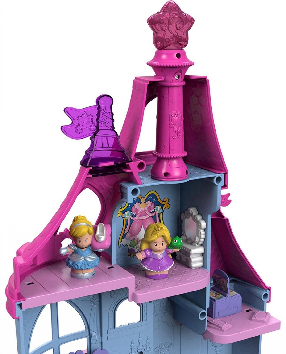 Princess Magical Wand Palace Disney Fisher Price Little People Playset ...