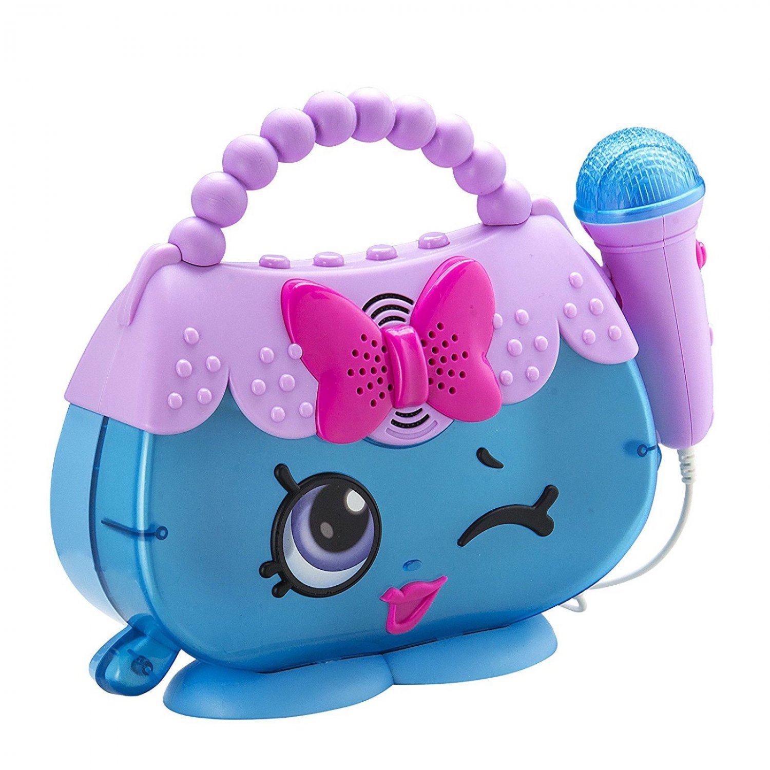 Shopkins Boombox Handbag Sing Along Microphone MP3 Player Girls Music ...