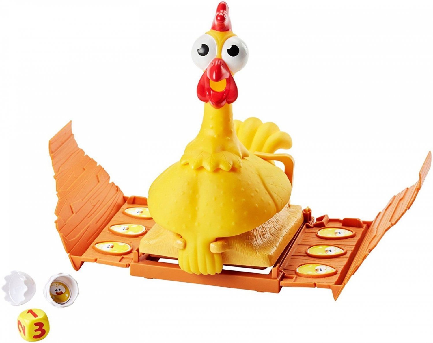 Squawk Game Chicken Light Hearted Kids Love Crack Open Egg Board Game New