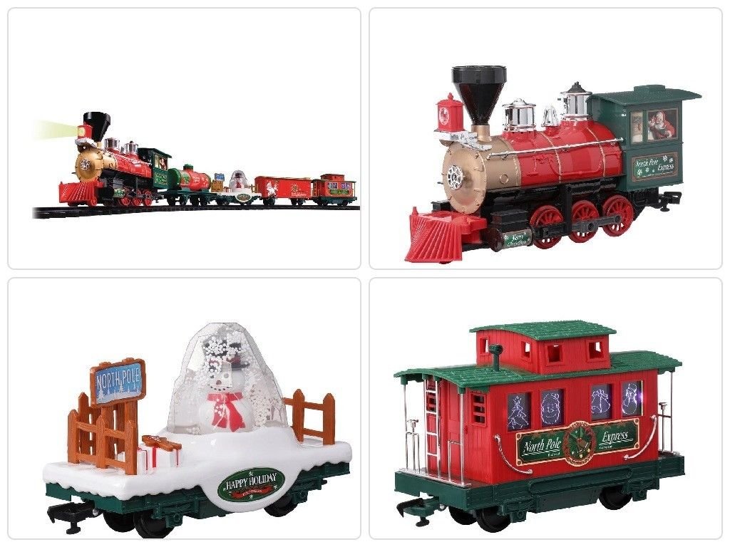 Christmas North Pole Express with Remote Control Holiday Train Indoor ...