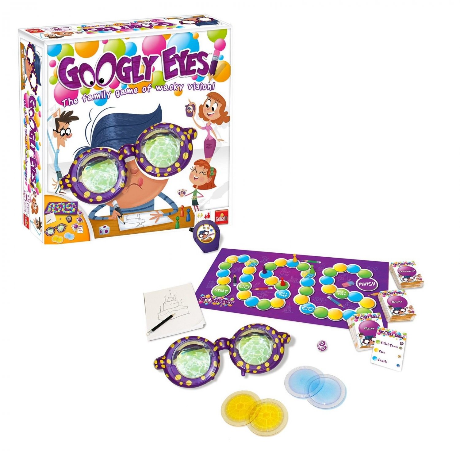 Googly Eyes Game Family Wacky Vision Altering Crazy Family Fun Board ...