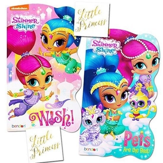 Shimmer and Shine Board Books Set - 2 Books and Stickers Dolls Kids ...