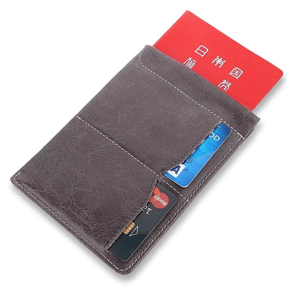 Passport Sleeve Wallet RFID Blocking Premium Italian Genuine Leather