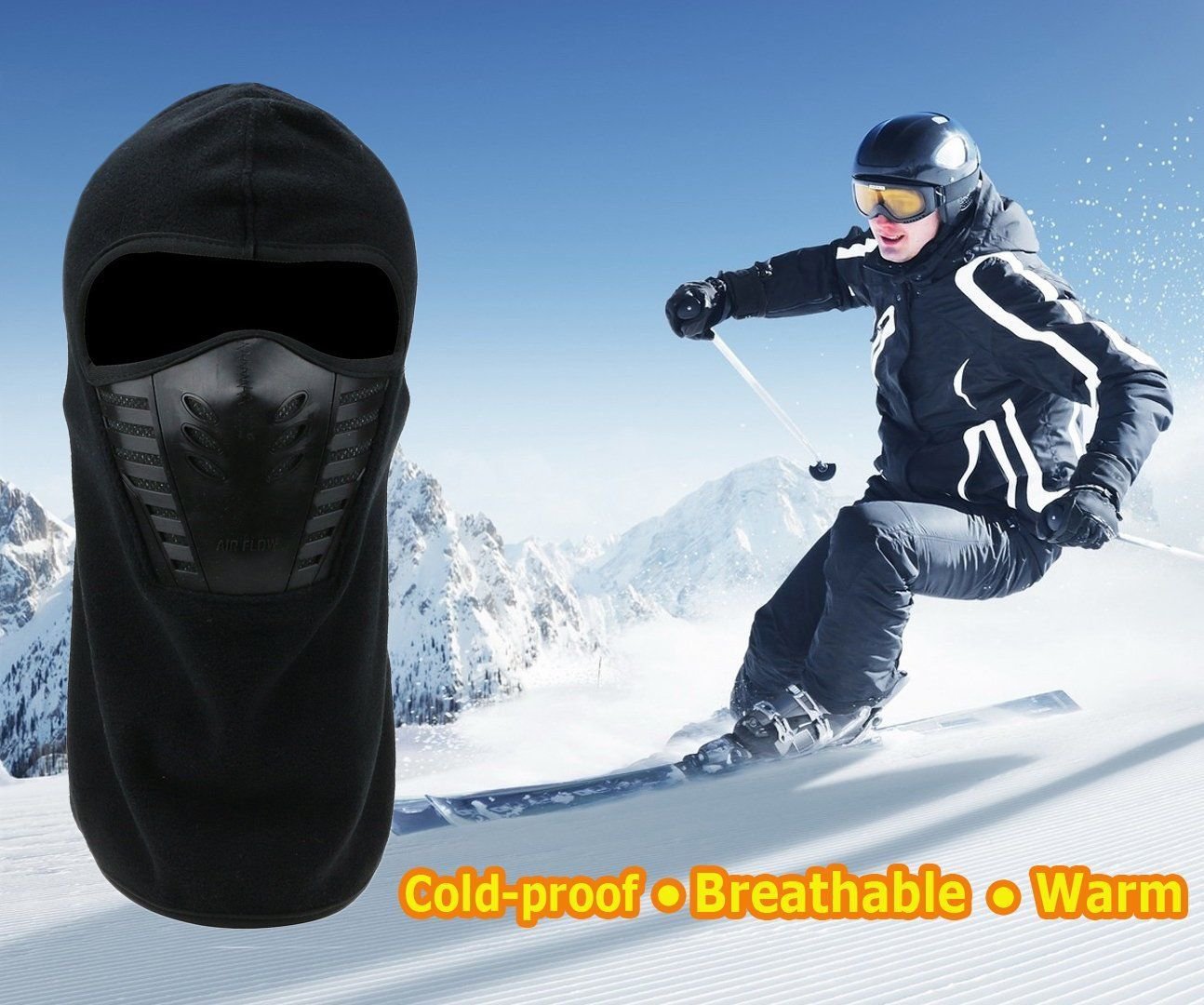 Balaclava Full Face Mask Motorcycle Ski Anti-dust Windproof Outdoor ...
