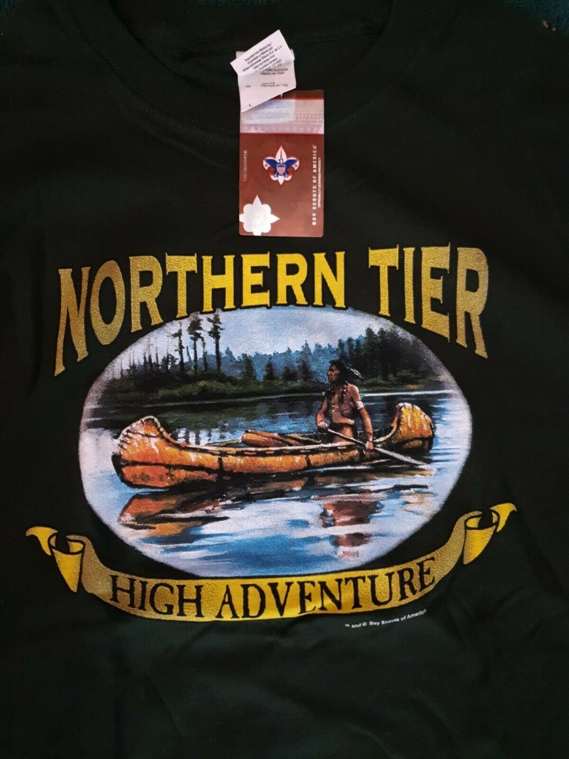 MEN NEW T-shirt Northern Tier High Adventure Boy scouts of America Size L