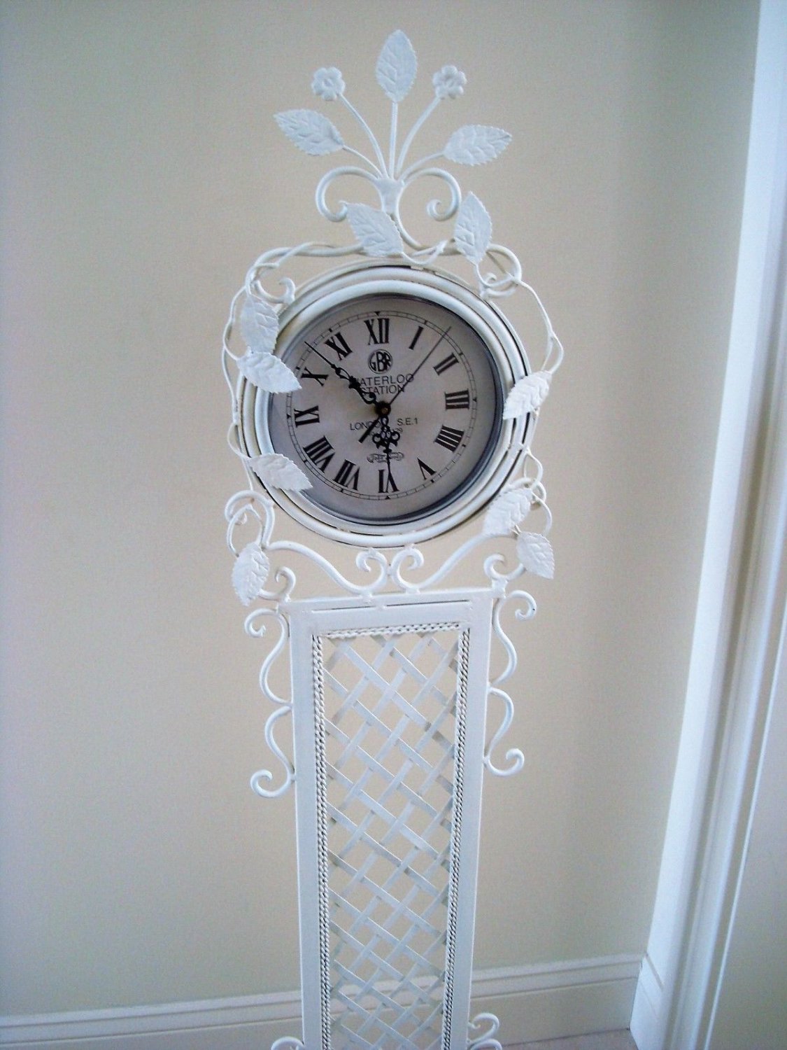 BEAUTIFUL FRENCH STYLE ORNATE LARGE FREE STANDING CLOCK ***SO PRETTY ...