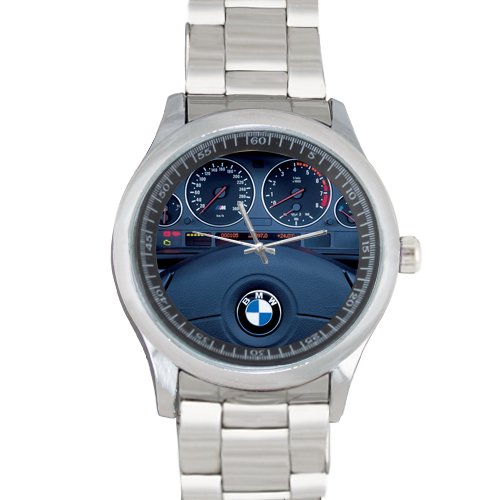 BMW Speedometer Steering Wheel Dashboard Stainless Steel Watches ...