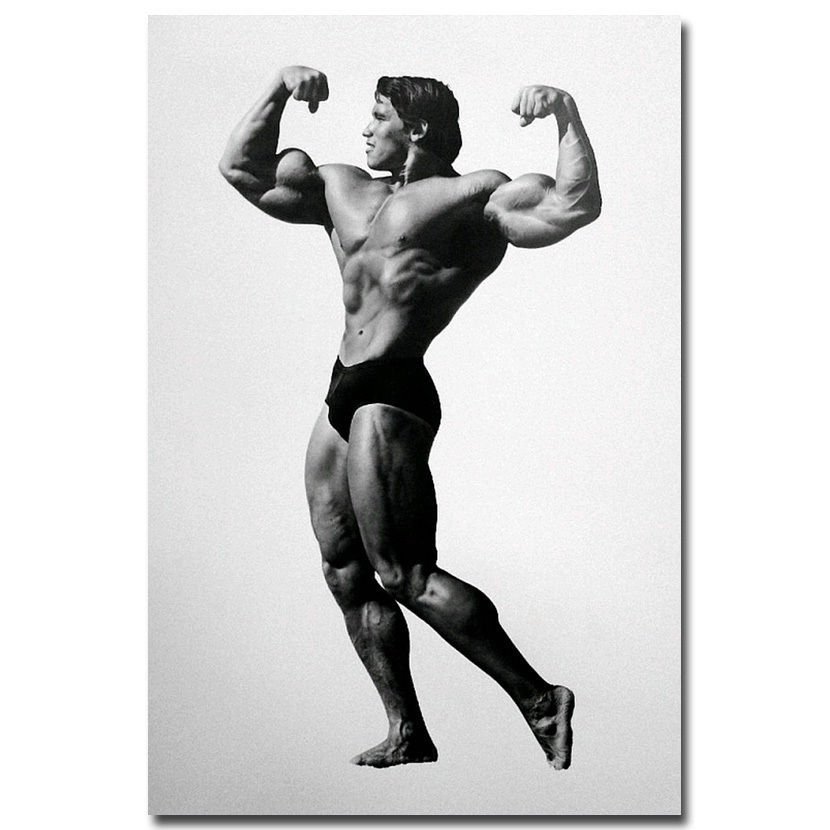 Arnold Schwarzenegger Bodybuilding Motivational Poster 32x24