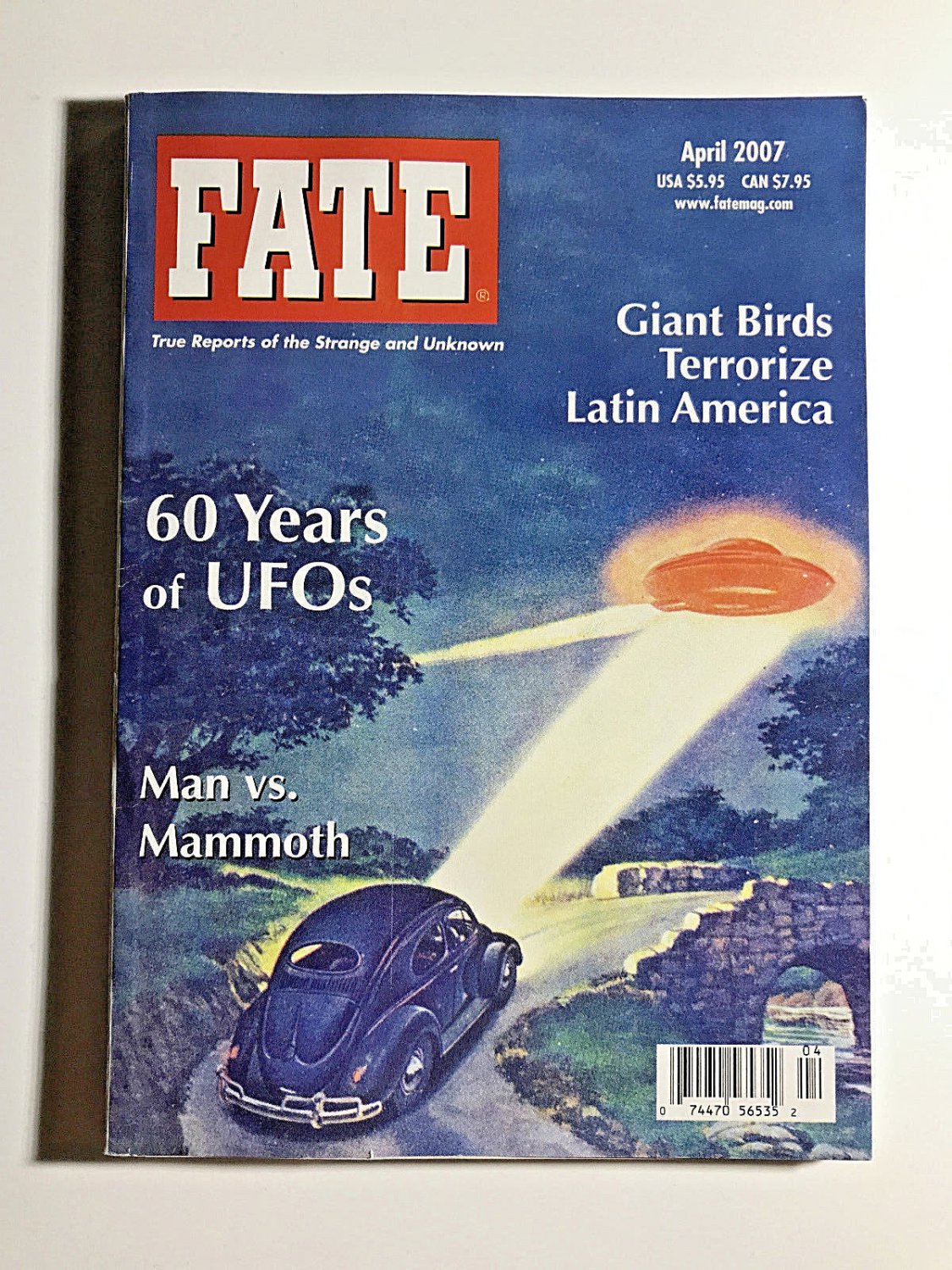 FATE MAGAZINE Lot "True Reports of the Strange and Unknown" Feb/Apr/Aug ...