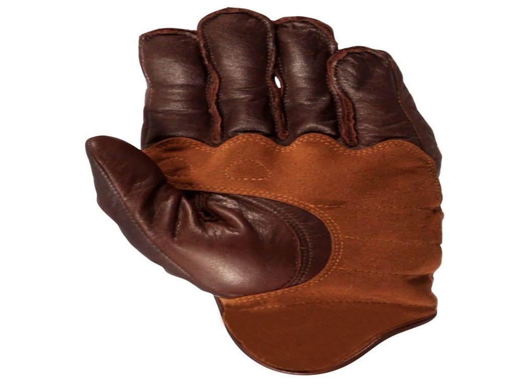 Brown Classic Motorbike Motto GP Leather Racing Glove Protected Racing ...