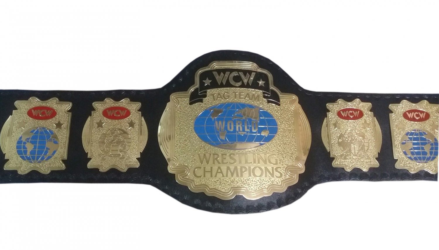 WCW TAG TEAM WORLD CHAMPION WRESTLING CHAMPIONSHIP BELT ADULT SIZE