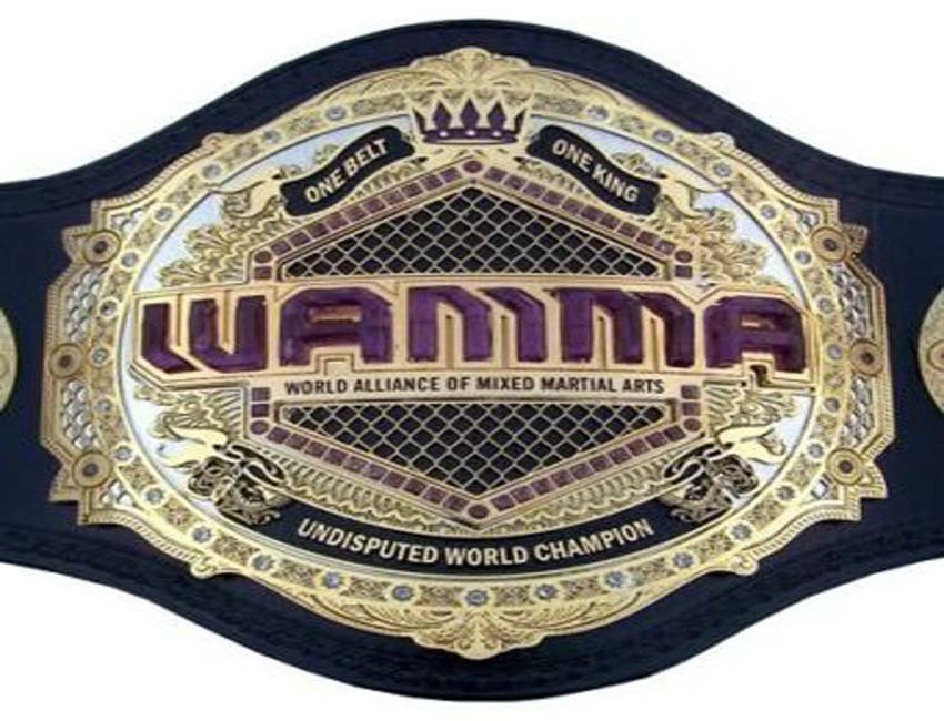 WAMMA WORLD ALLIANCE OF MIXED MARTIAL ARTS UNDISPUTED ONE BELT ONE KING ...