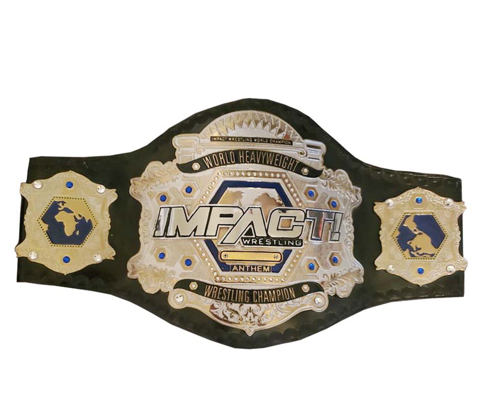 IMPACT WORLD HEAVYWEIGHT WRESTLING CHAMPIONSHIP ANTHEM BELT ADULT SIZE