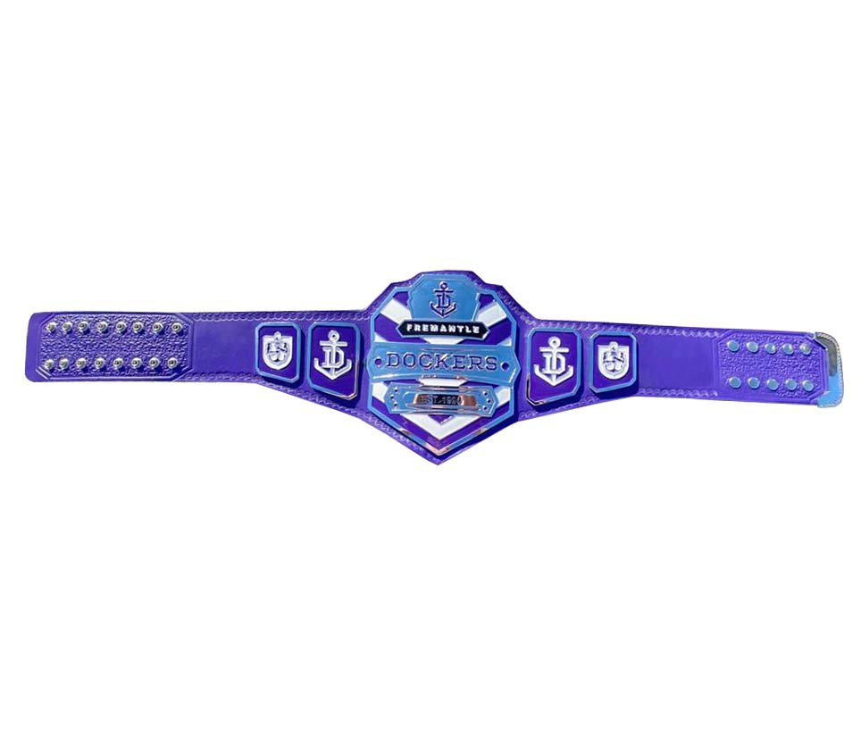 Premantle Dockers Wrestling Championship 1994 Belt Adult Size Blue