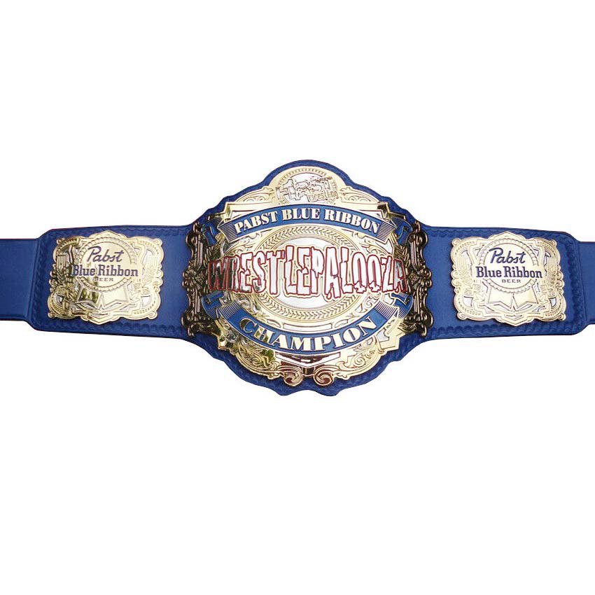 WRESTLEPALOOZA PABST BLUE RIBBON WRESTLING CHAMPION BELT ADULT SIZE ...