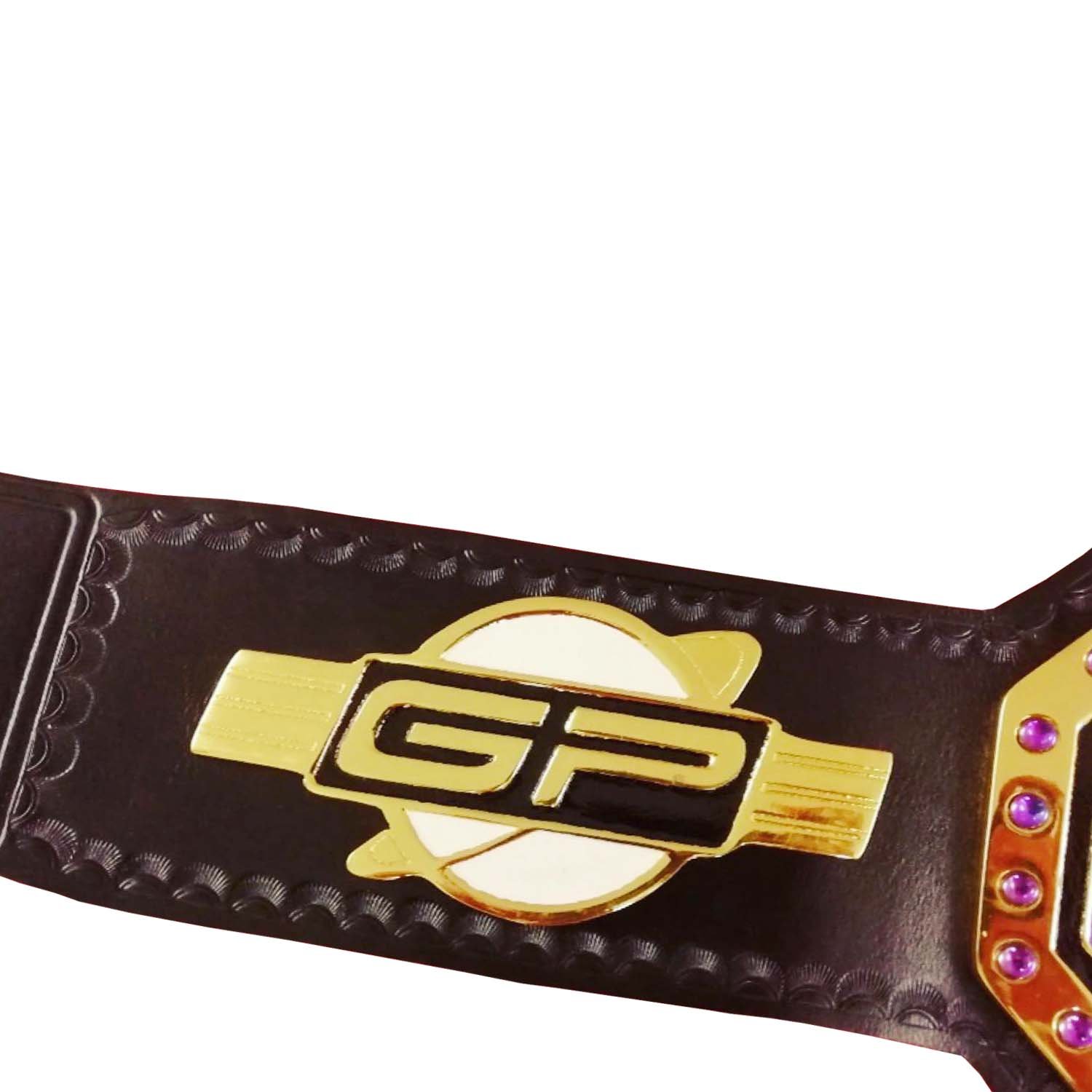GP GALACTIC PRO INTER GALACTIC WRESTLING CHAMPIONSHIP BELT BLACK ...