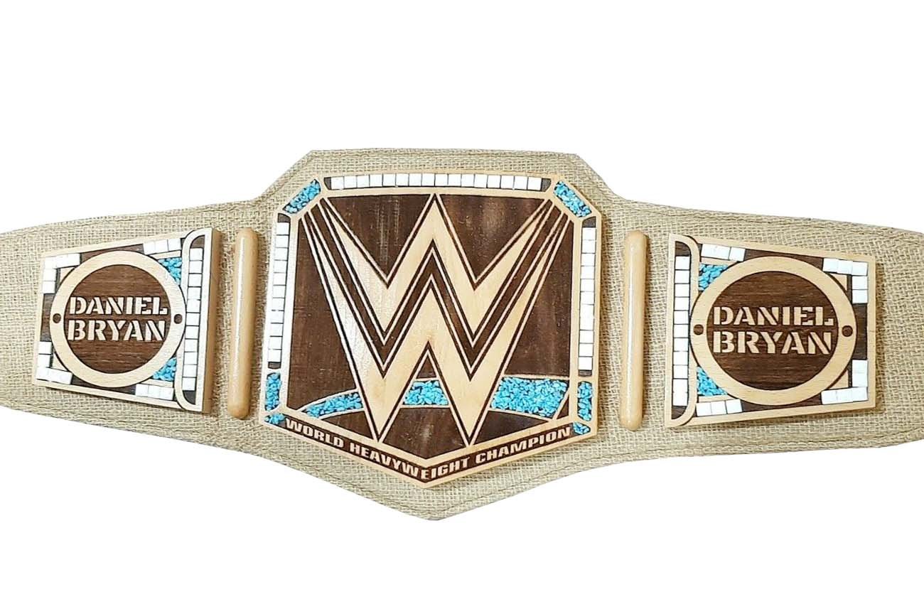 DANIEL BRYAN ECO FRIENDLY WORLD HEAVYWEIGHT WRESTLING CHAMPIONSHIP BELT ADULT SIZE