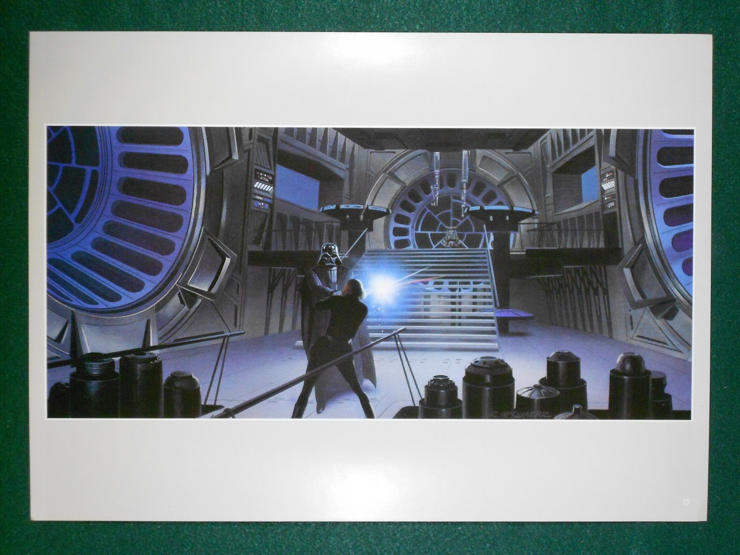 Vintage Star Wars Art 1982 ROTJ Ralph McQuarrie Bib,Darth & Max 3 ...