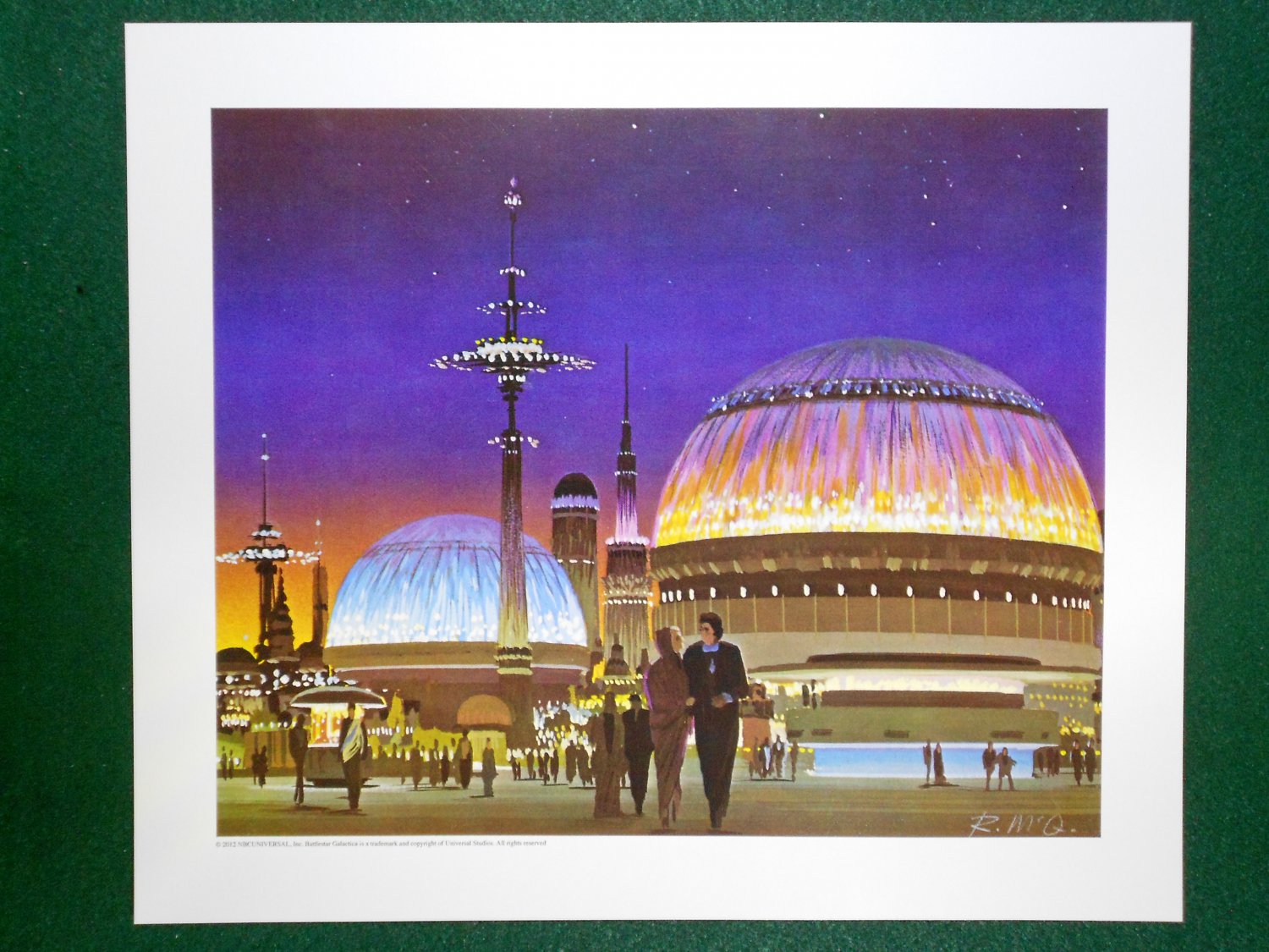 Battlestar Galactica Ralph McQuarrie Portfolio Art Print #18 Ovions ...