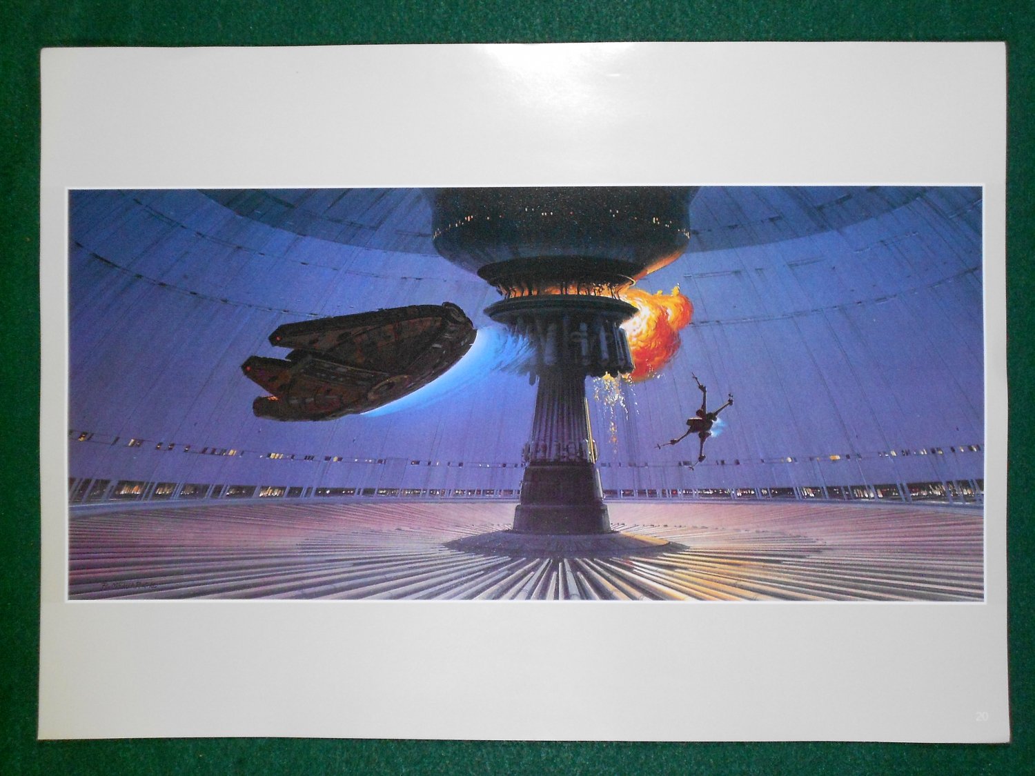 Vintage Star Wars Art 1982 ROTJ Ralph McQuarrie Portfolio Print #20 ...