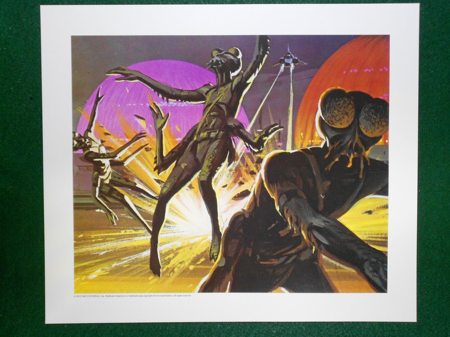 Battlestar Galactica Ralph McQuarrie Portfolio Art Print #22 Battle ...