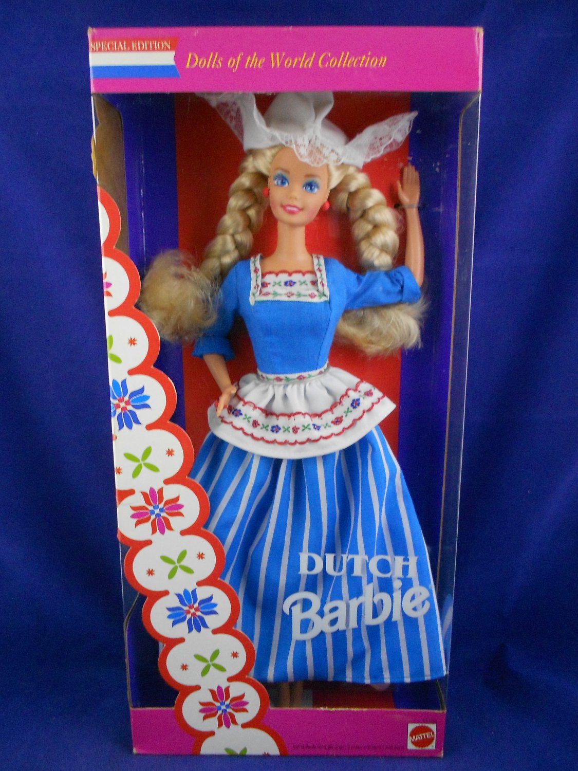 Barbie DOTW 1993 Dutch Barbie “Dolls of the World” – MIMP – Mattel