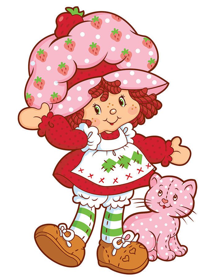 Strawberry Shortcake Classic Party Edible image Cake topper decoration